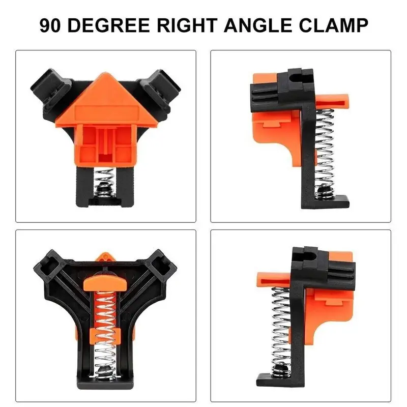 4PCS Adjustable Right Angle Clamp 90 Degree Fixing Clip Pictures Frame ...
