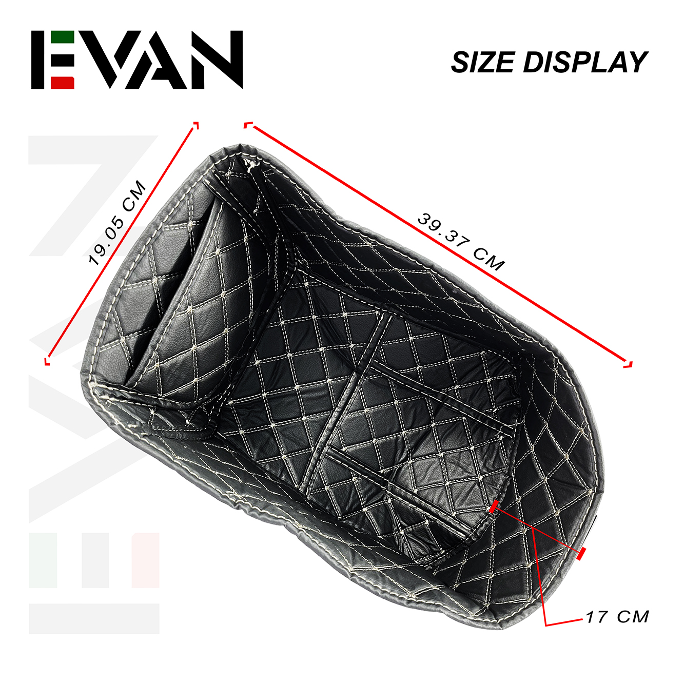 EVAN.SHOP YAMAHA FAZZIO 125 UBOX SEAT COMPARTMENT COVER LEATHER STORAGE ...