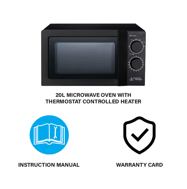 American Heritage 20L Microwave Oven AHMO-6315 | Shopee Philippines