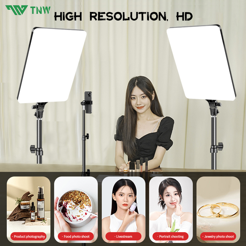 TNW 24Inch LED Video Panel Light Studio Light with Tripod Photography ...