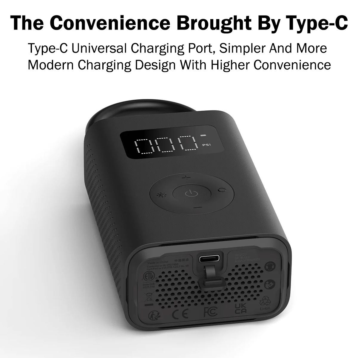 New Xiaomi Air Pump 2 EU Portable Digital Electronic Compressor 150PSI ...