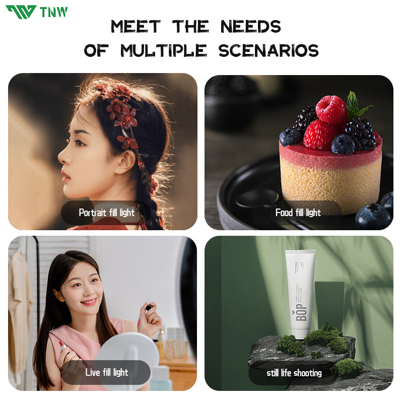 TNW 11 inch Covered LED Fill Light Tripod Photography Panel Lamp For ...