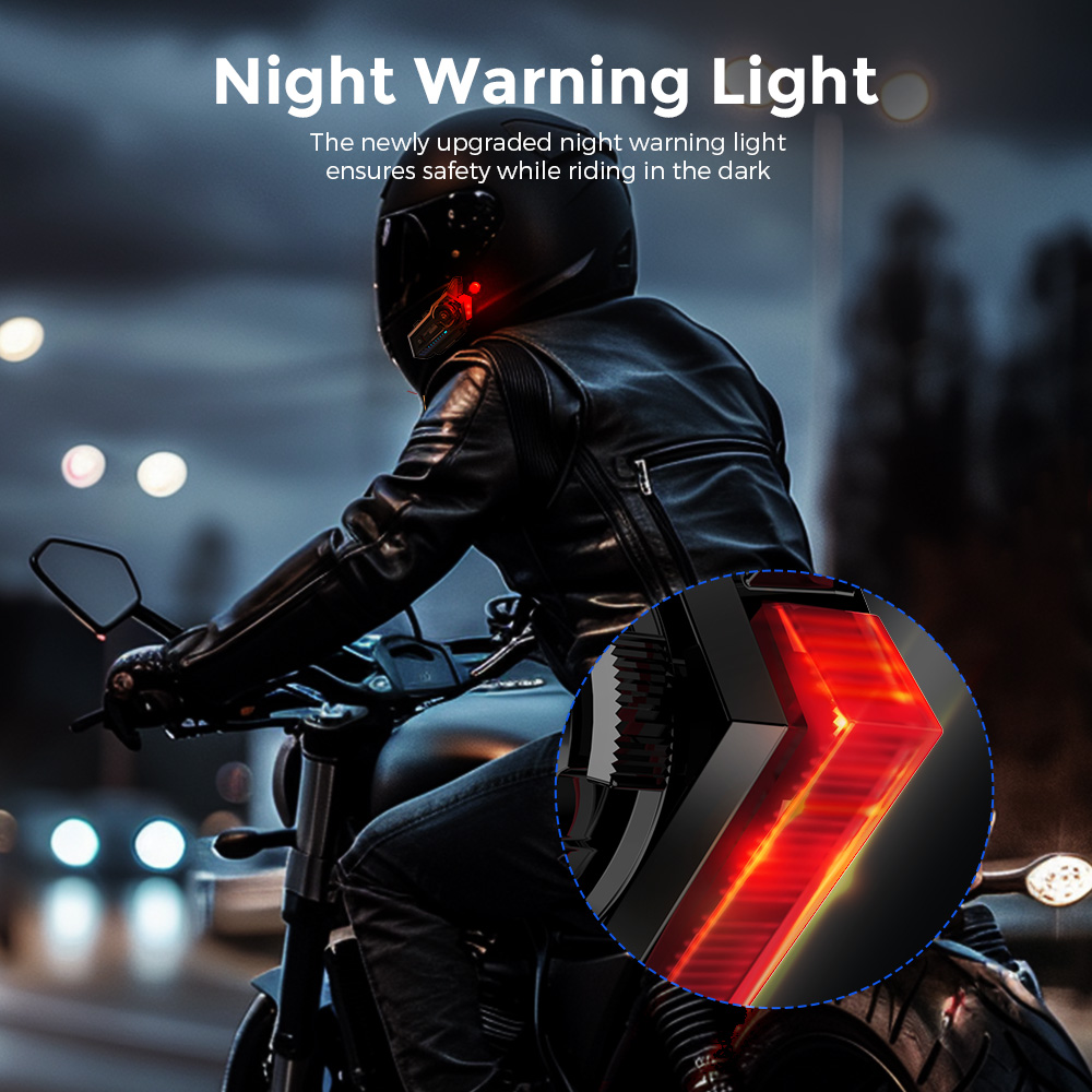 GEARELEC X5 Bluetooth Motorcycle Helmet Headset Optional 500M Intercom ...