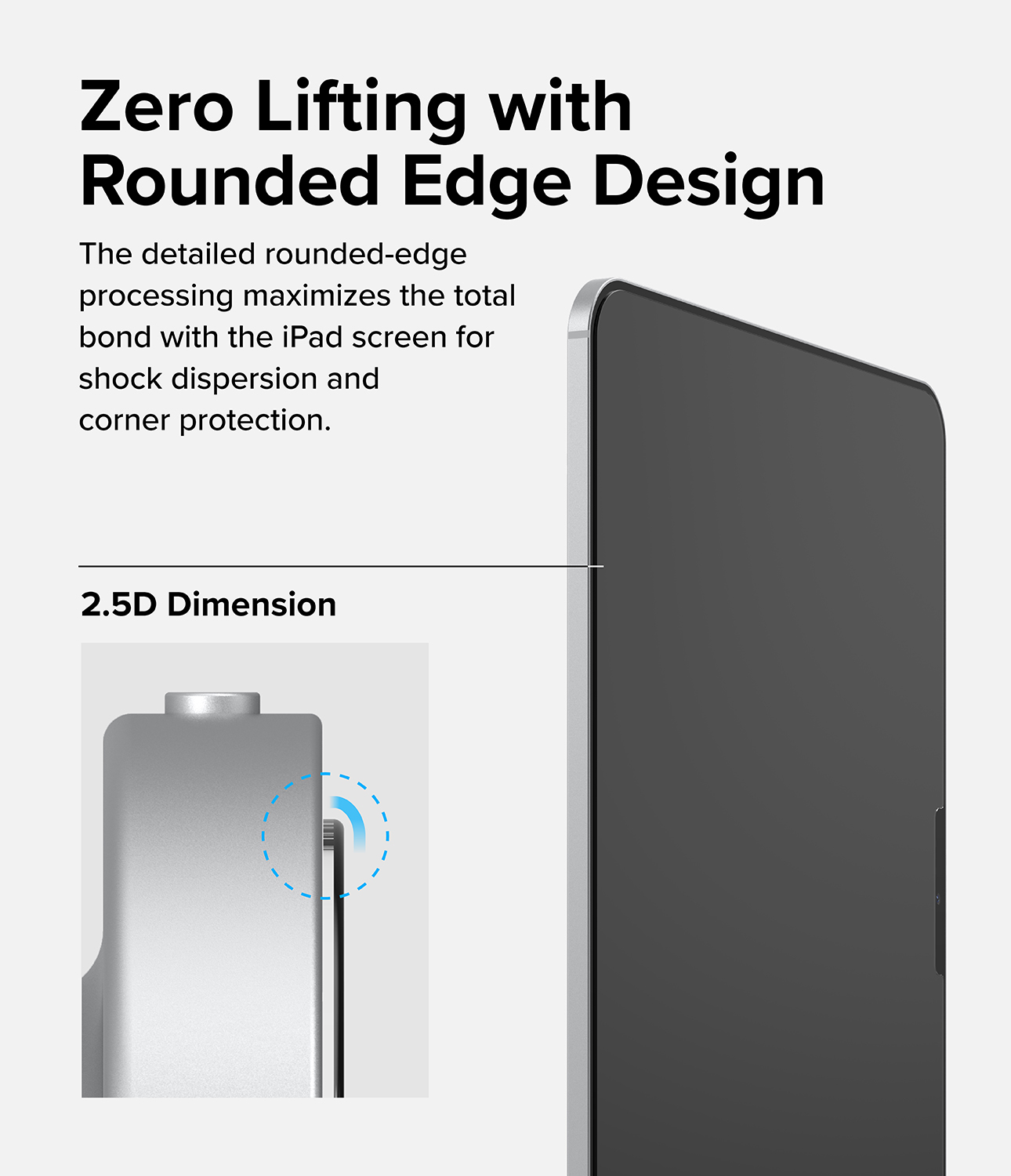 Ringke Easy Slide Tempered Glass Screen Protector for iPad Pro 11 inch ...