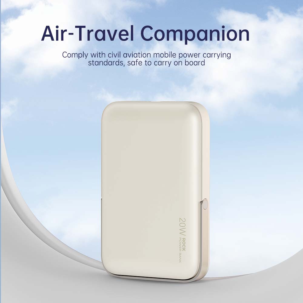 Rock Space P20SE Magnetic Wireless Powerbank 10000mAh PD20W Fast ...
