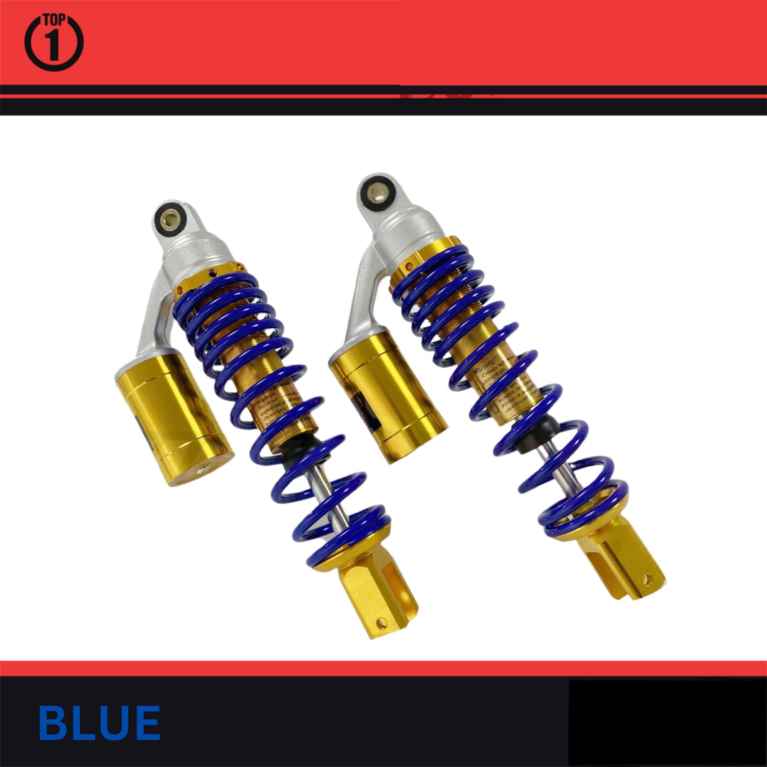 Top1 Motors Rear Dual Shock Absorber with Gas Tank 295mm Nmax Aerox PCX ...