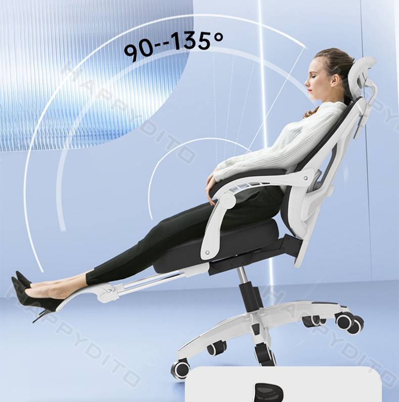 Korean Office chair Mesh Ergonomics Chair Office Chair Computer Chair ...