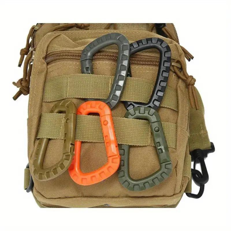 Outdoor Backpack Carabiner Plastic Steel Bag External Hanging Clasp ...