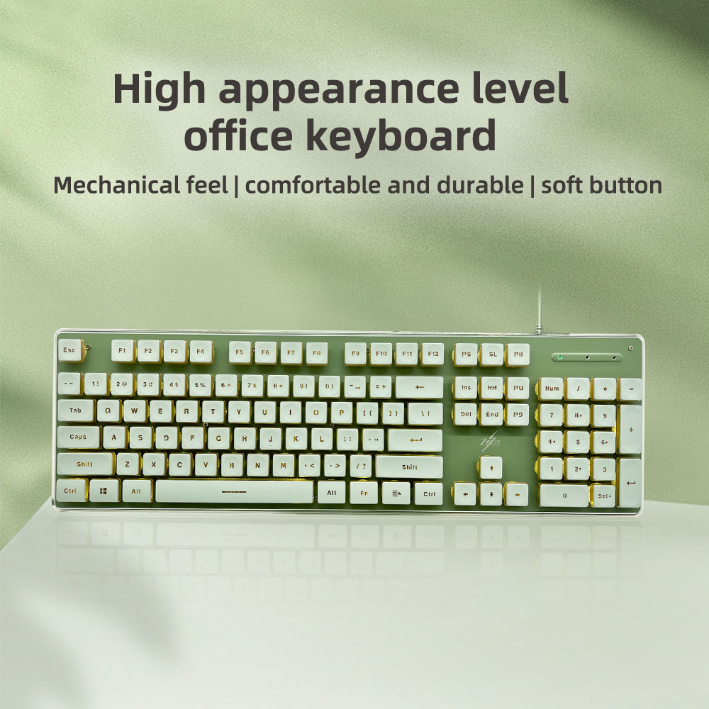Zeus K-88 104 Keys Membrane Keyboard USB Wired Silent LED Backlit For ...