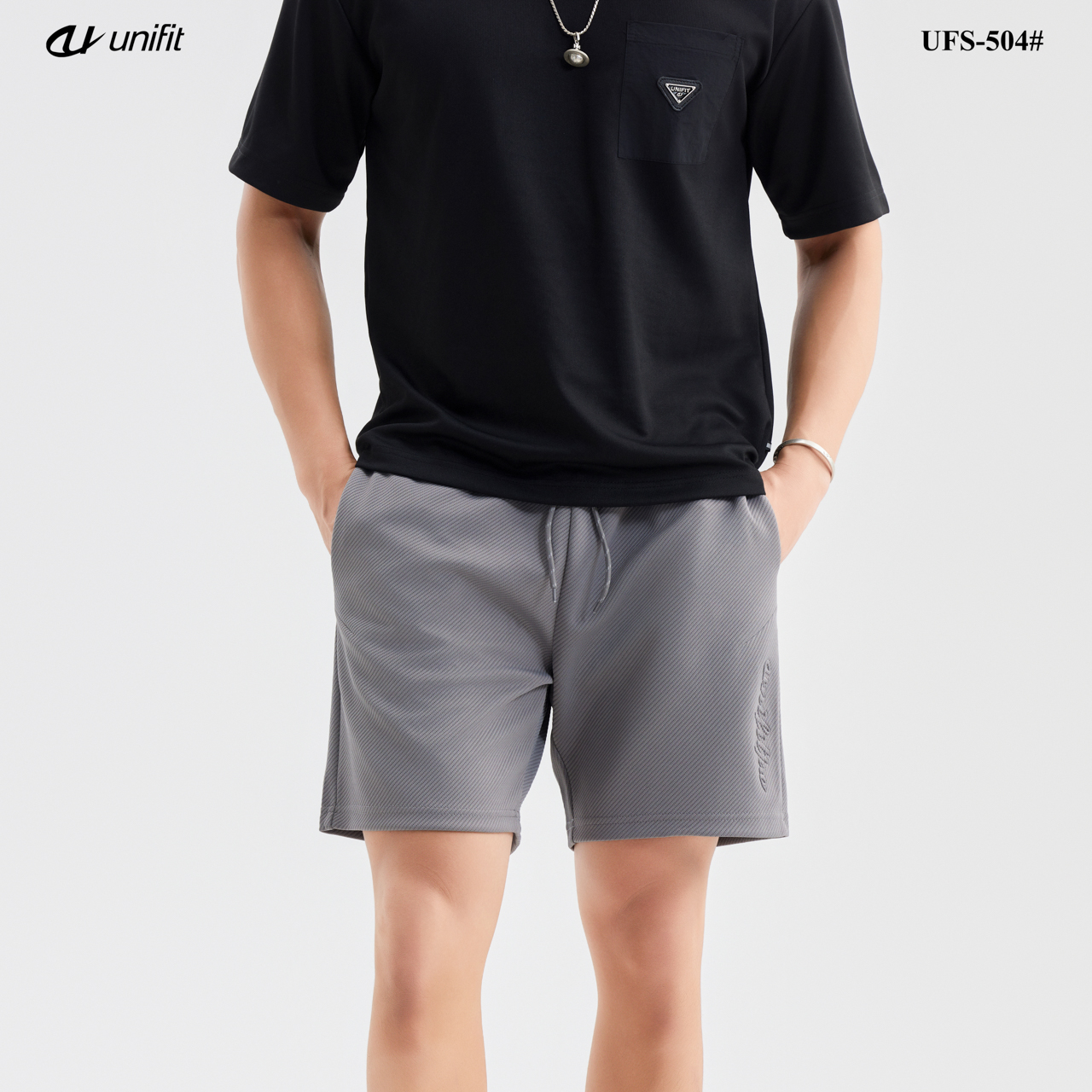 UNIFIT Men's Summer Twill Sweat Shorts - Above The Knee, Casual ...