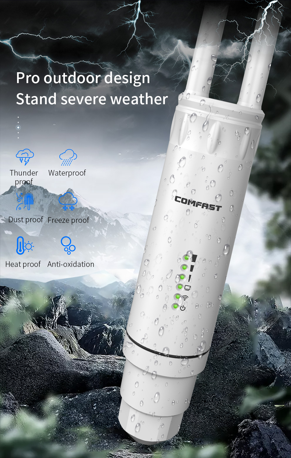 Comfast EW73/EW71 Outdoor High Power AP 300Mbps Wifi Coverage Access ...