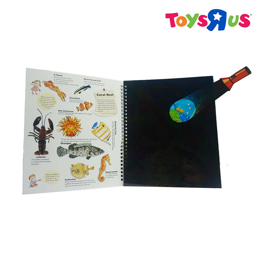Small Flashlight Big Discovery Book - Ocean Exploration | Shopee ...