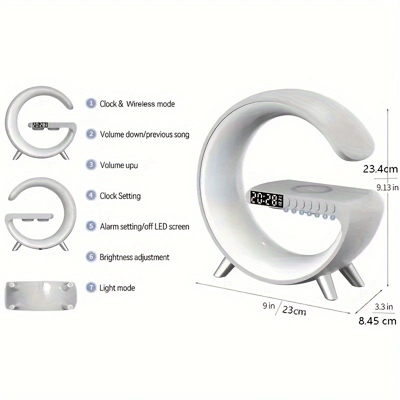 G11 Multifunctional RGB Night Light LED Atmosphere Lamp Wireless Fast ...