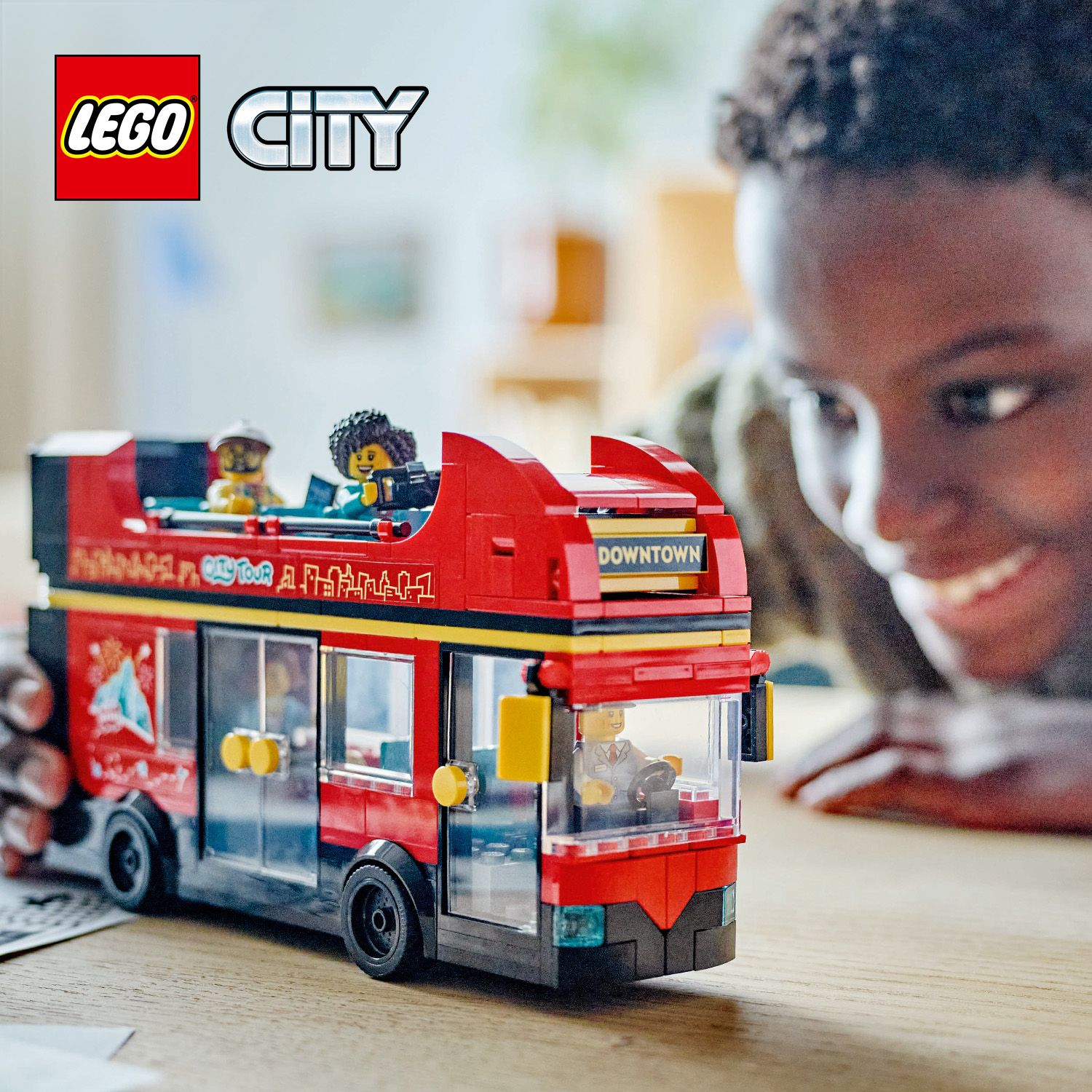 LEGO City 60407 Red Double-Decker Sightseeing Bus (384 Pieces) | Shopee ...