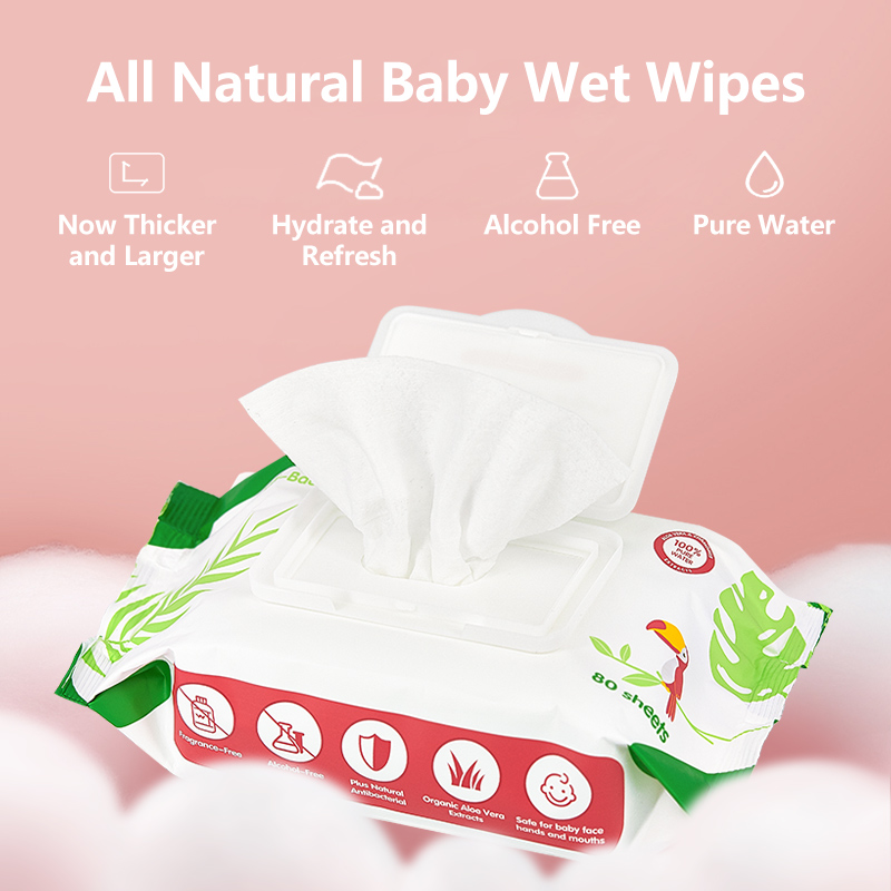 Einmilk 10 Packs/Carton Wipes Baby Wet Tissue Unscented Baby wipes 100% ...