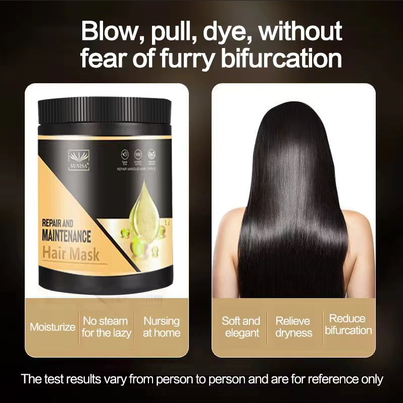 SUNISA Hair Mask 1000G Repair and Maintenance Improve Dry Frizzy ...