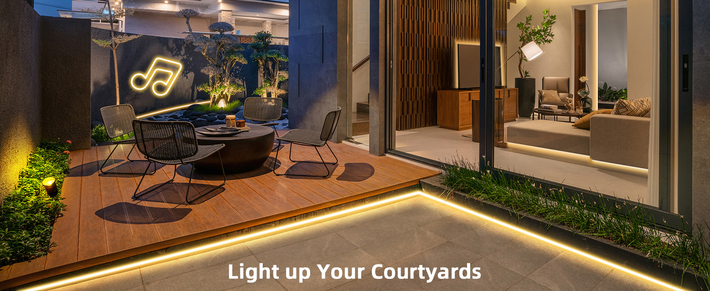 Gold Star Led Light Strip For Room Christmas Lights Waterproof Flexible ...