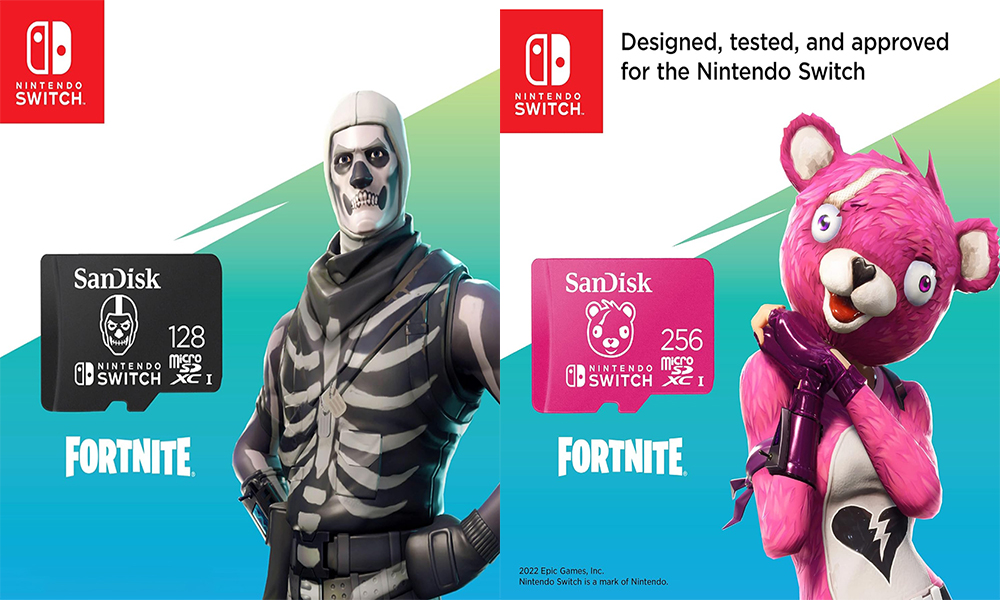 SanDisk MicroSD 128GB 256GB SDXC UHS-I Class 10 Memory Card Fortnite ...