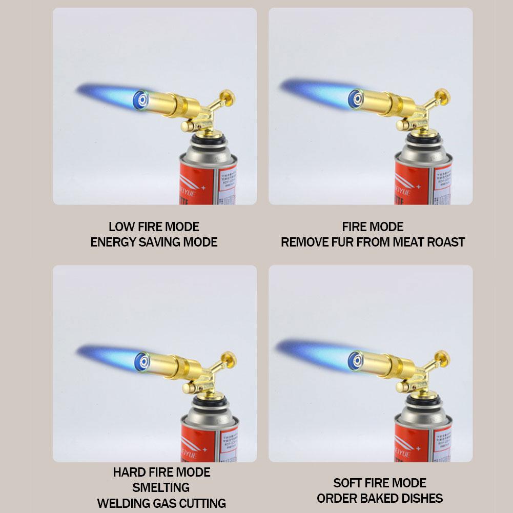 Heat Flame Gun Blue Torch Copper Welding Nozzle Bronze Brazing Blow ...