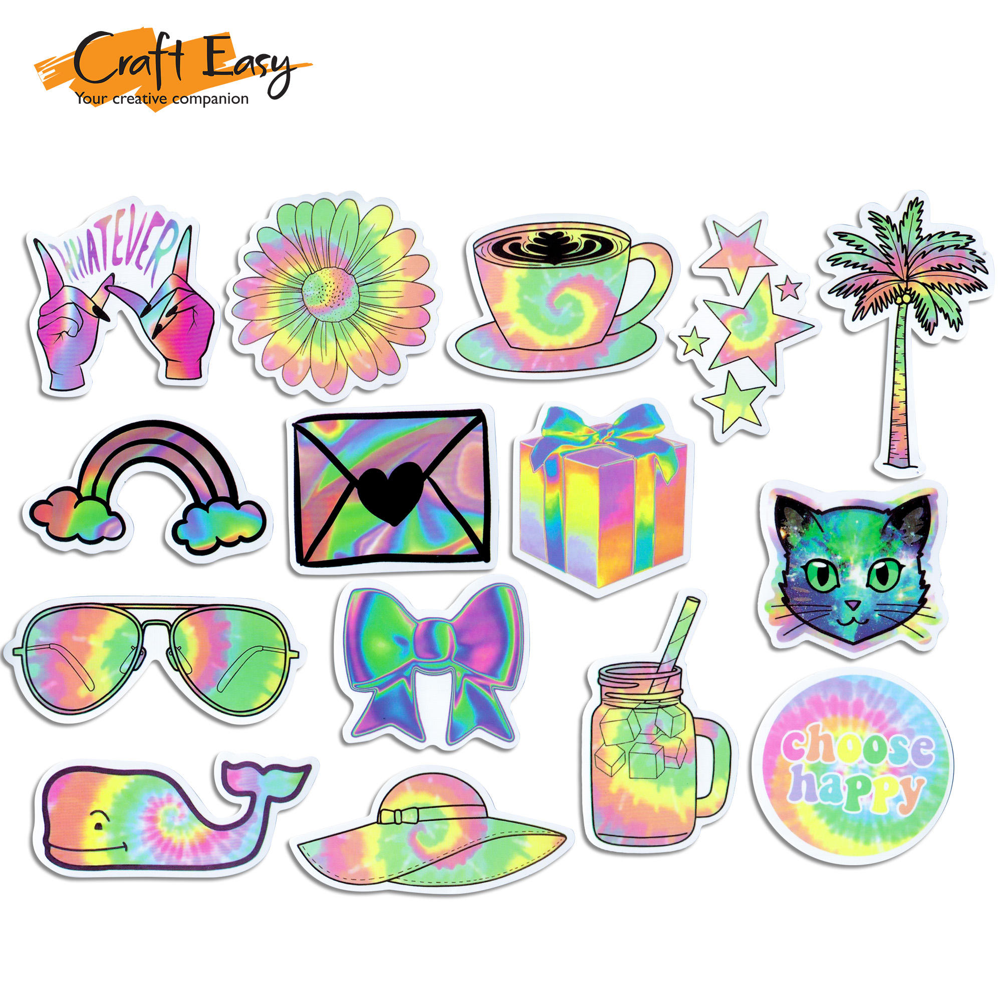 Craft Easy Stickers - Gradient Set Assorted (30 pcs) | Shopee Philippines