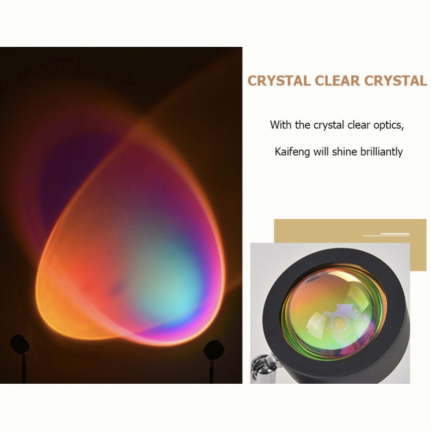 CBLUE RGB USB Sunset Light 16 Colors LED Rainbow Photography Neon ...