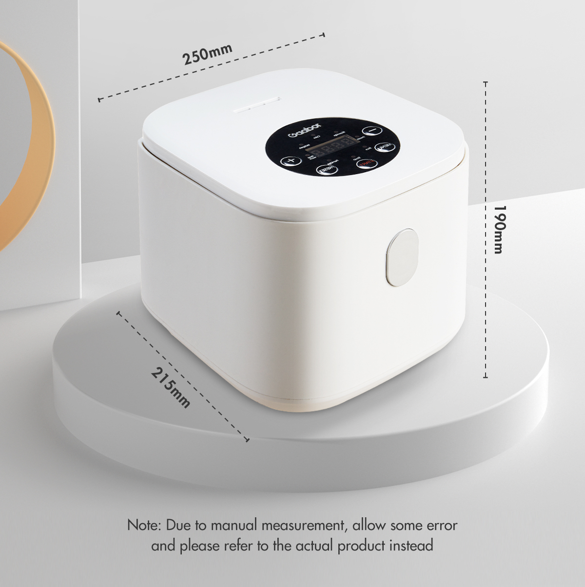 Gaabor Multifunctional Rice Cooker 1.8L(Rated 4L) 24H & 8 Programmed ...