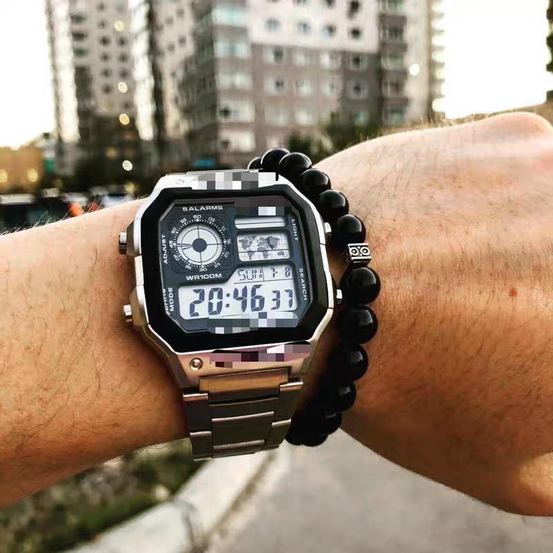 New Modern Japan Vintage Style Men's Unisex Watch Relo Led Light ...
