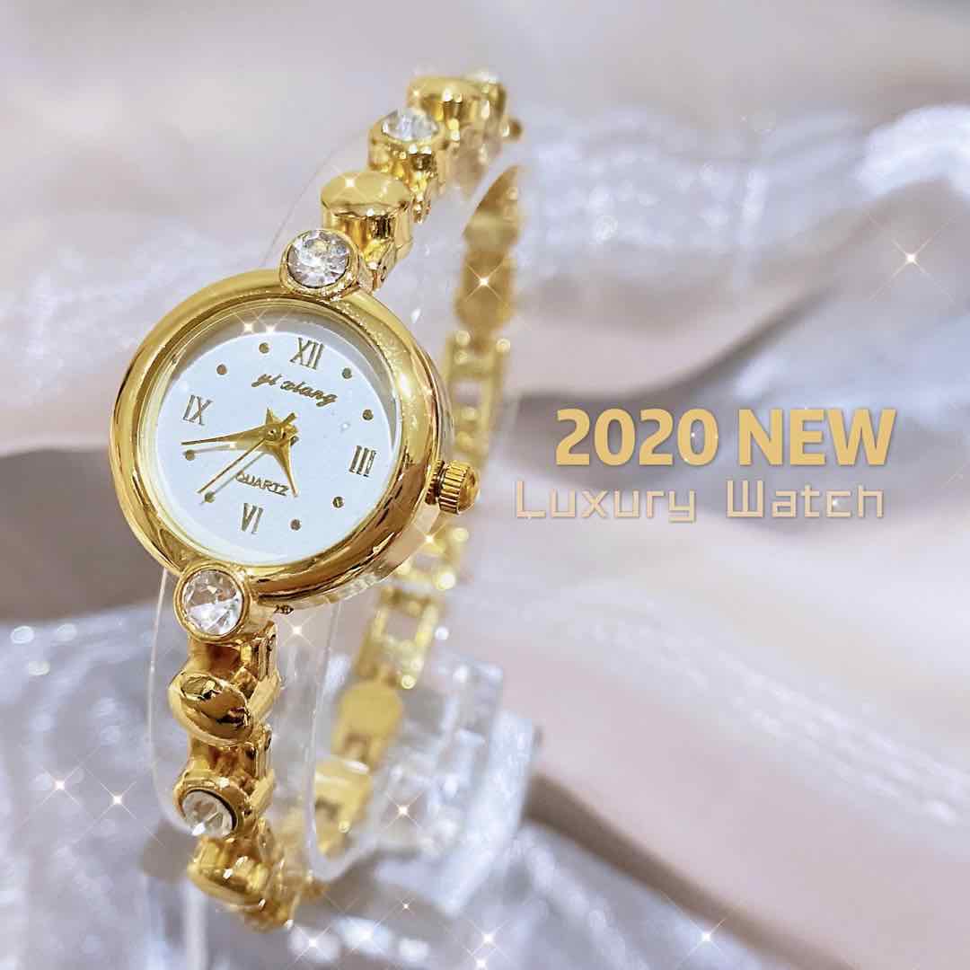 [Maii] 2025 New Golden Slim Strap Ladies Quartz Relo Watch W0101 ...