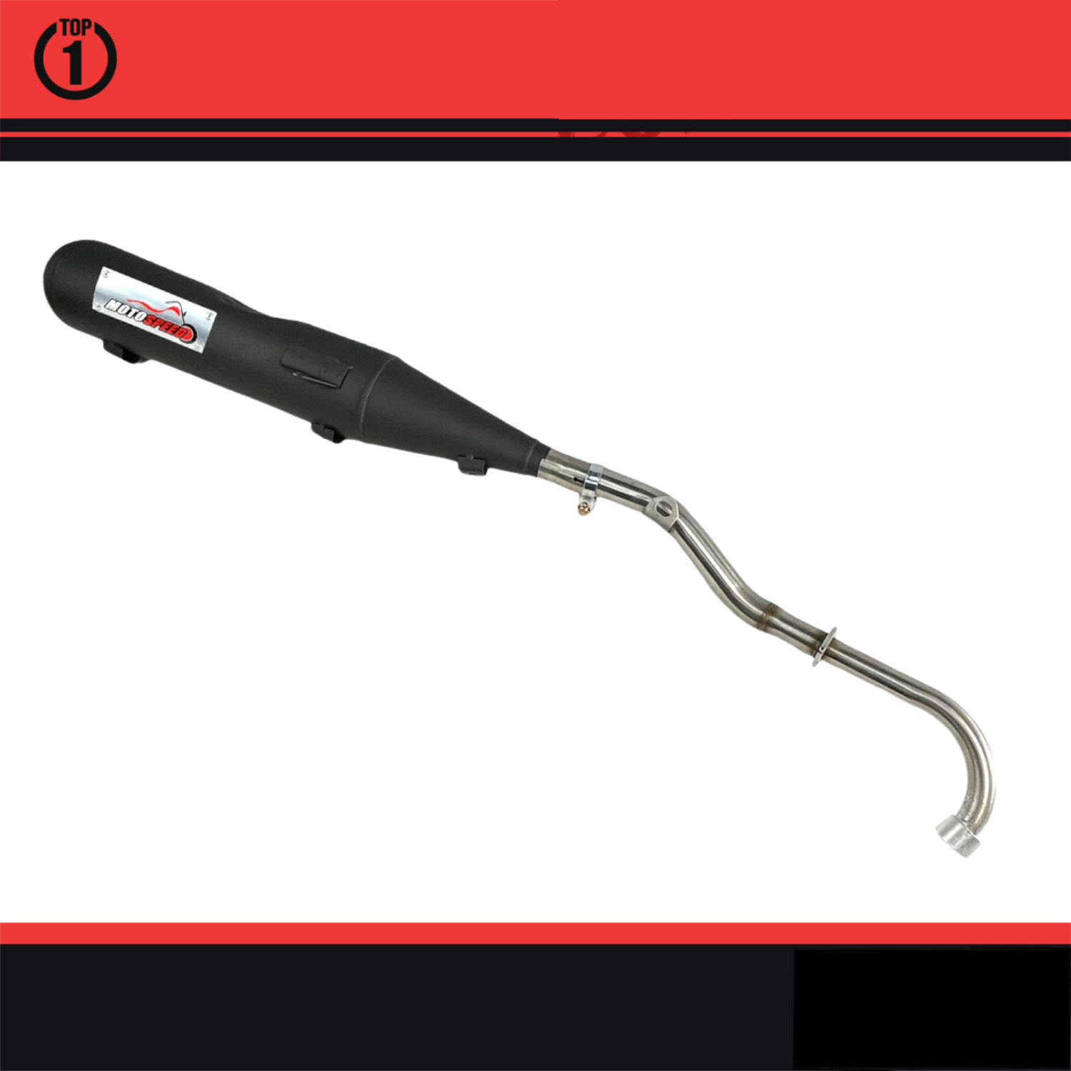 Top1 PH Muffler Pipe V4 with Elbow For Honda Wave 125/DASH Motorcycle ...