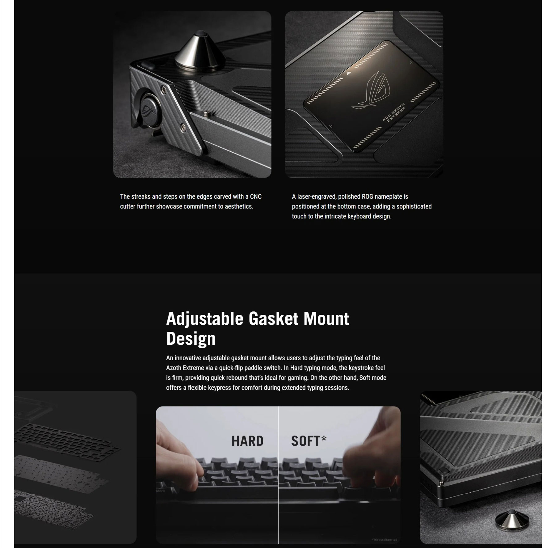 Asus ROG Azoth Extreme M702 75% Wireless Mechanical Gaming Keyboard ...