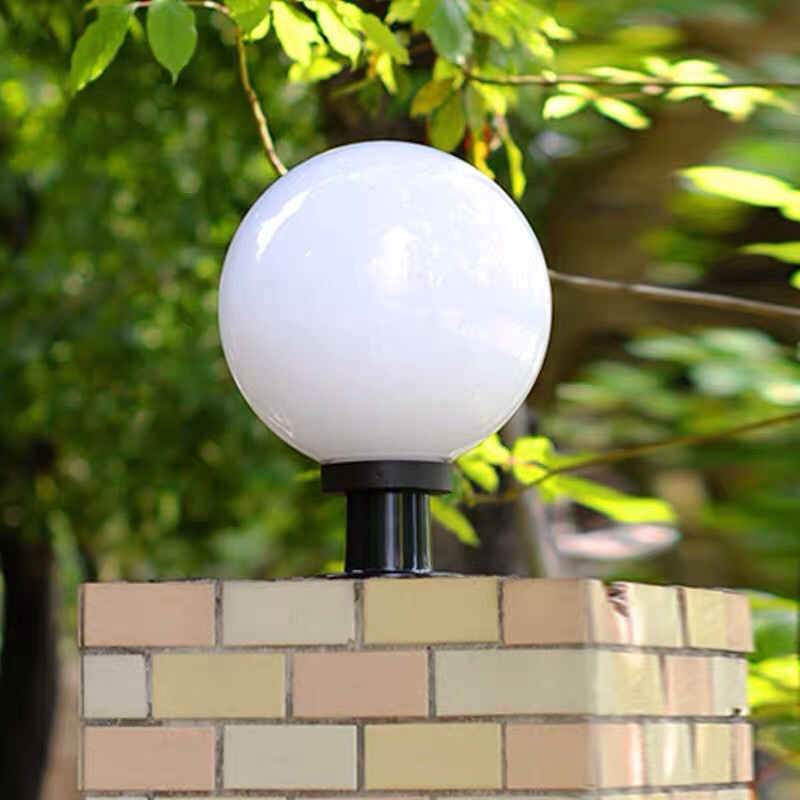 LED Pillar lamp Spherical courtyard lamp outdoor rainproof lamp lamp ...