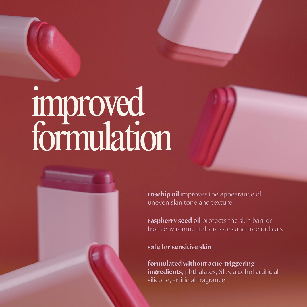 Five Beauty Hybrid Colour Stick - Bloom [Hydrating Multi-use Stick with ...