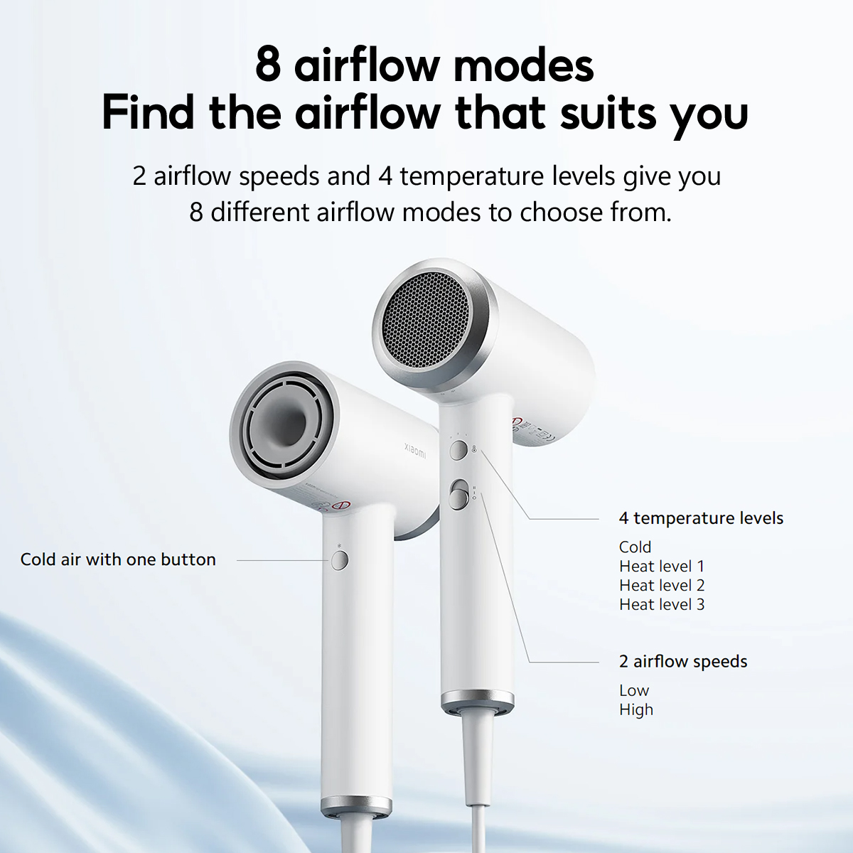 [1Year Warranty] Xiaomi High-speed Ionic Hair Dryer 1600W Powerful ...