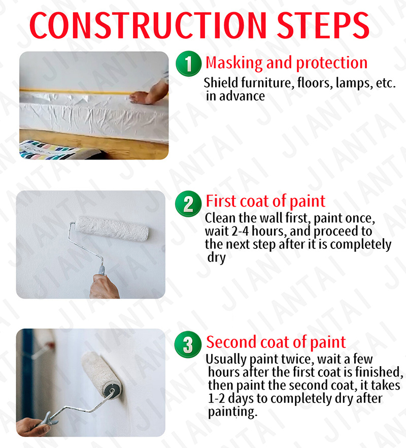 ★1KG★Mold-Resistant Formaldehyde-Free Latex Paints Coating, DIY, Eco ...