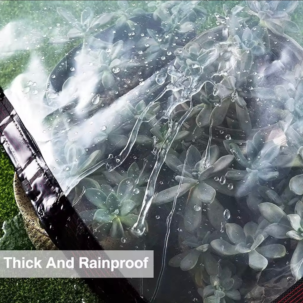 CBLUE Rain Cloth With Rope Transparent Waterproof Thickened Outdoor ...