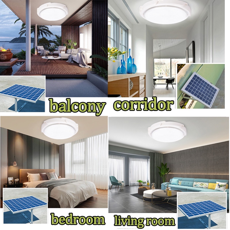 Solar Light Indoor Light Solar Ceiling Light 3 Colors Solar Light ...