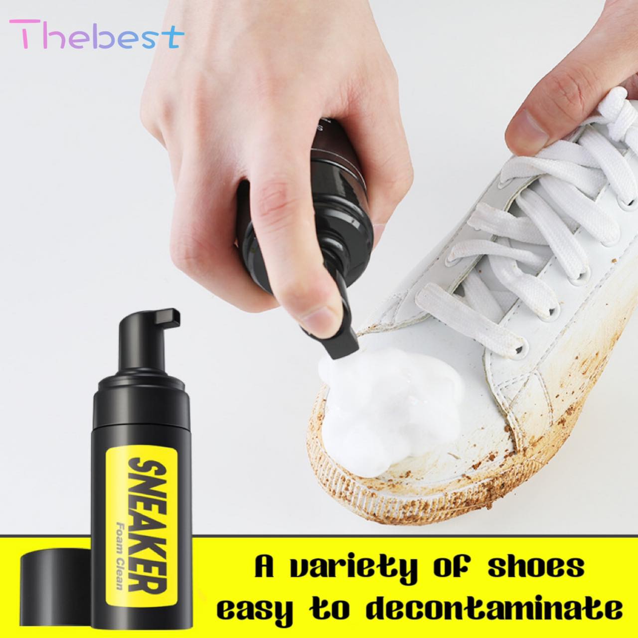 Thebest Shoe Cleaner Premium Foam Sneakers Dry Cleaning Kit With ...