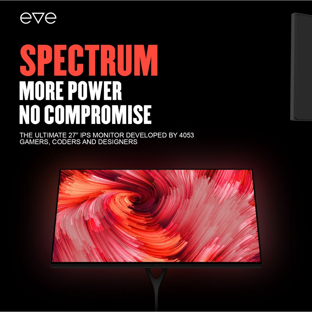 Eve Spectrum 27" 4K 144Hz Gaming Monitor IPS Monitor HD 3840 X 2160 4K ...