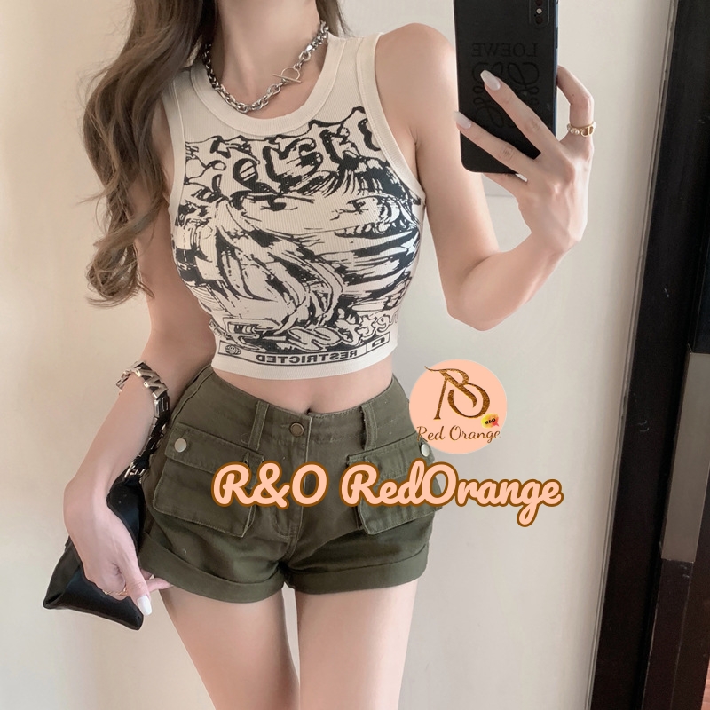R&O Racer Back for Women Croptop Ribbed Knitted Korean Trendy Sando Rib ...