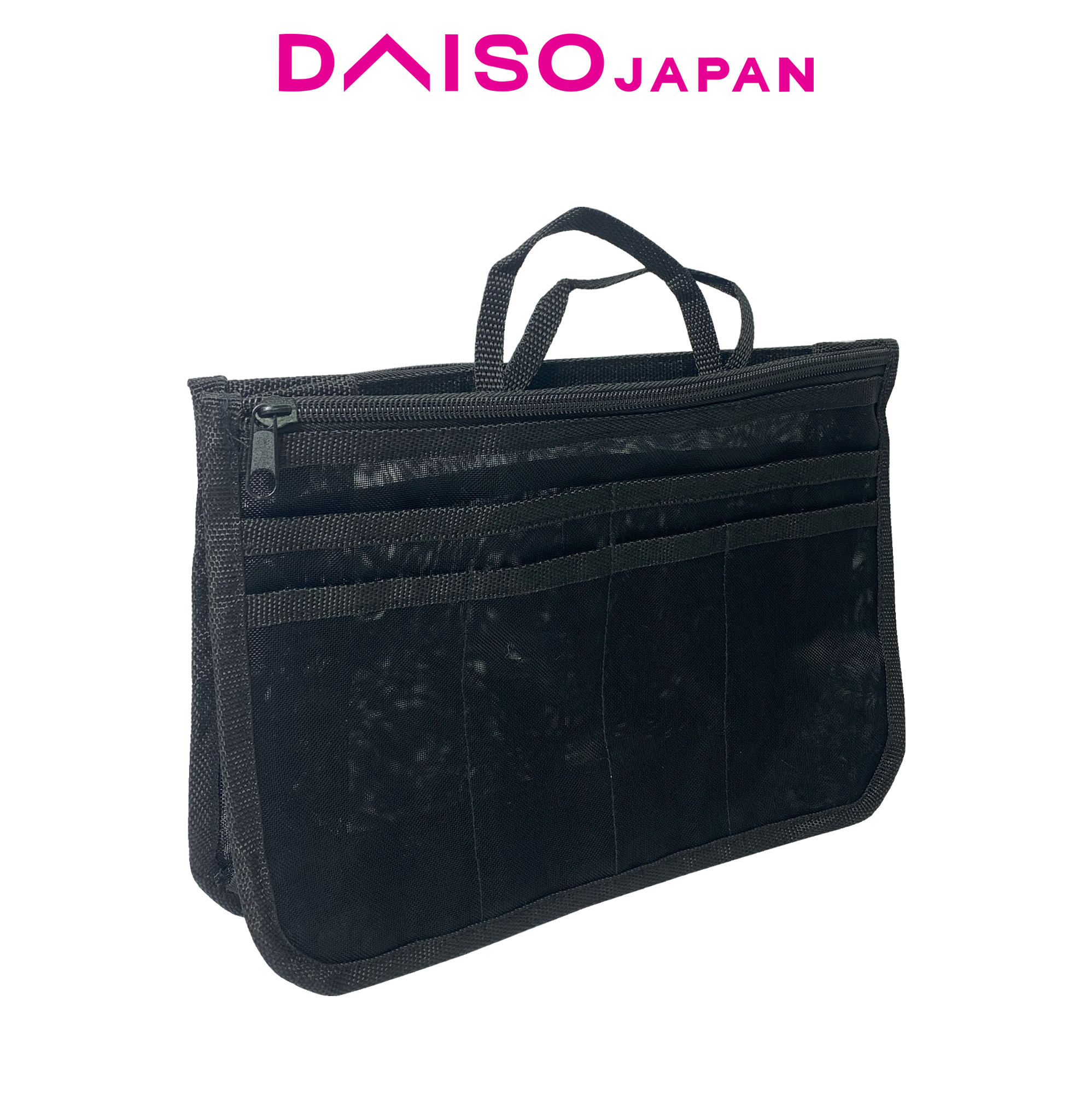 Daiso A5 Mesh Bag Organizer in Black | Shopee Philippines