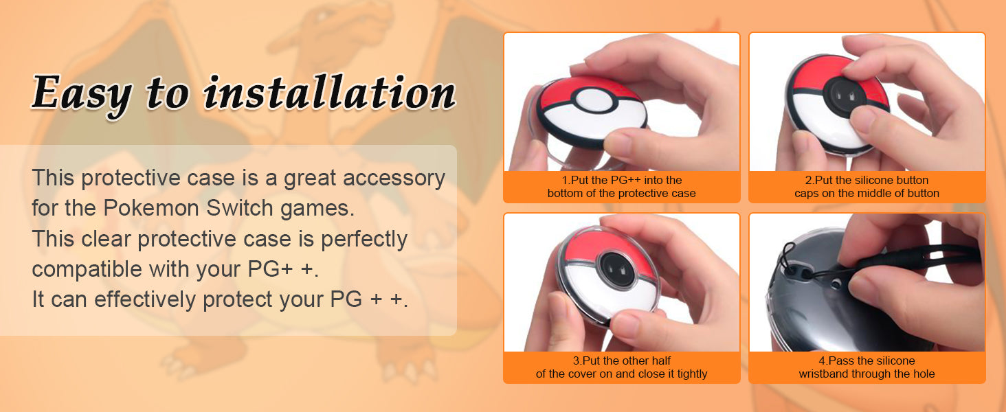 Dobe Crystal Protective Case For Pokemon Go Plus+ (TNS-3112B) | Shopee ...