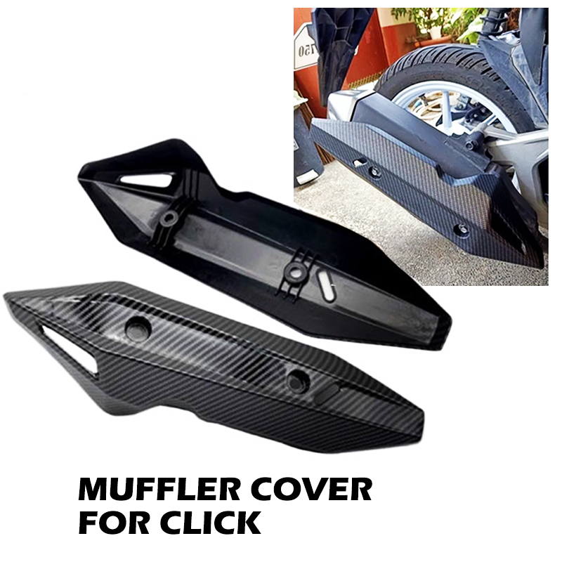 Honda Click 125i/150i V2 Muffler Cover Heat Guard FOR SPEED MOTO ...