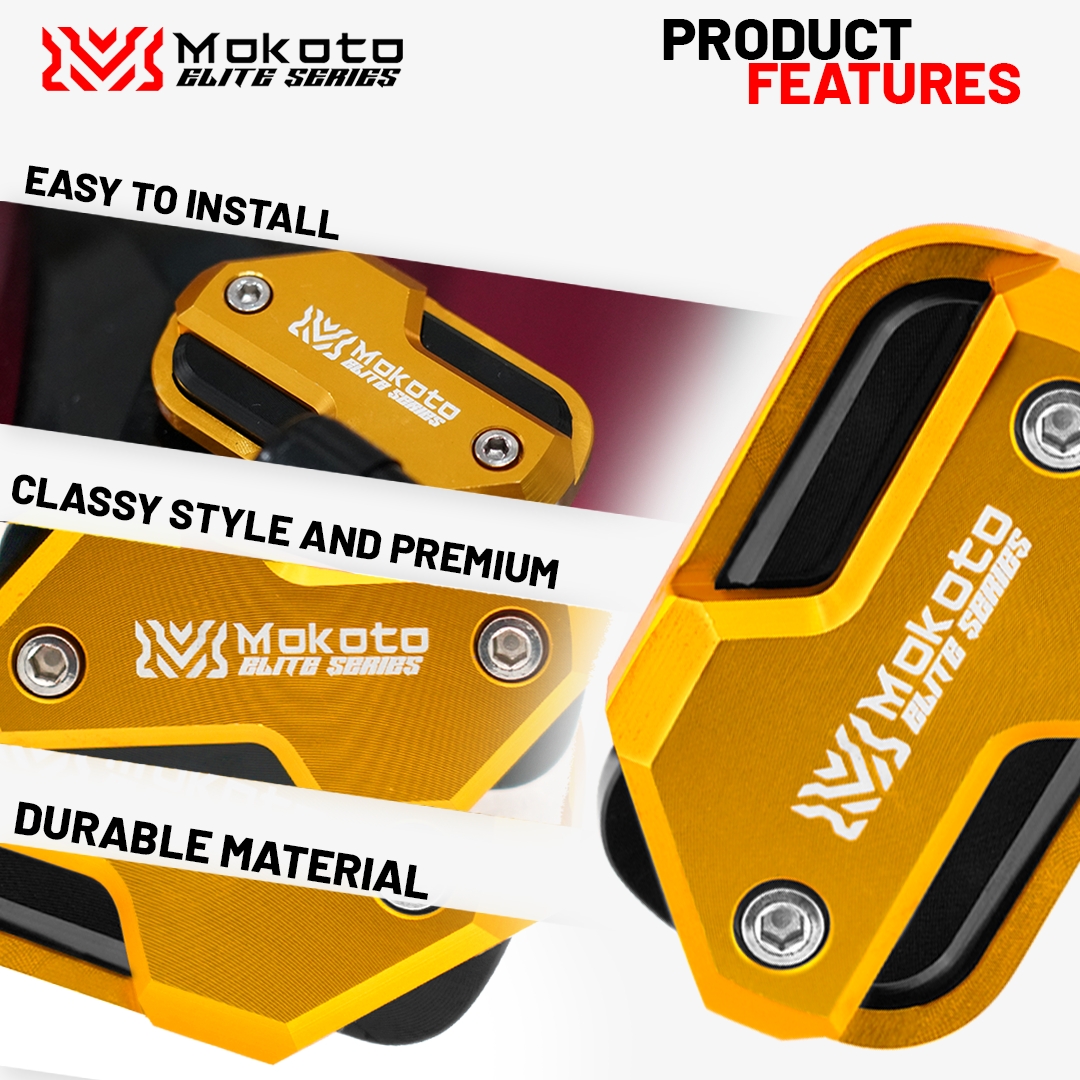 MOKOTO ELITE SERIES CLICK V2 V3 CLICK 160 CNC BRAKE FLUID CAP COVER/OIL ...