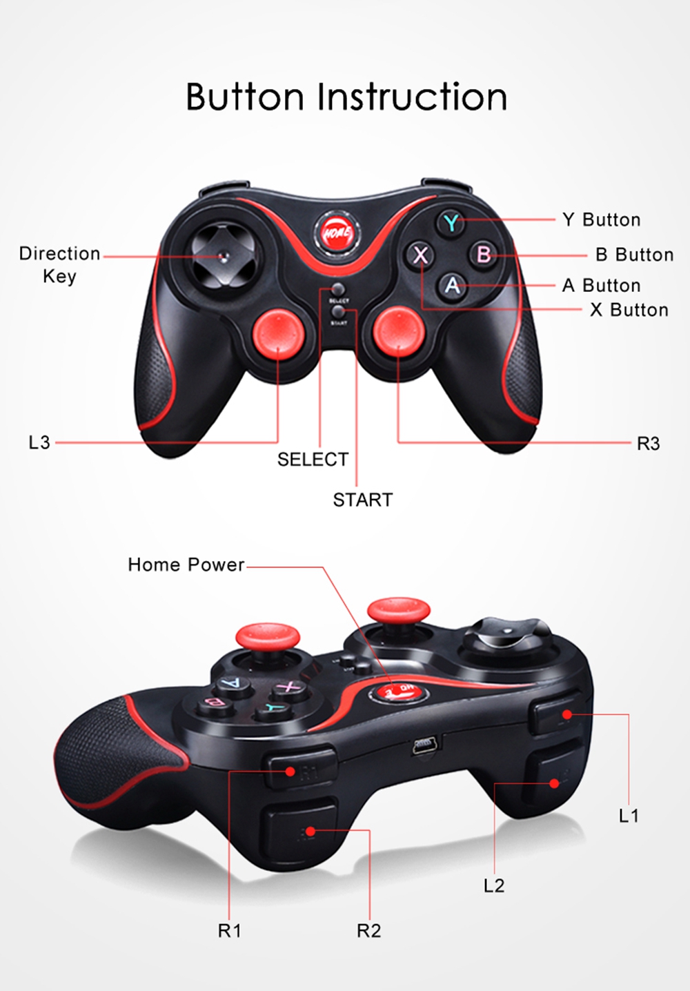 Terios X7 Bluetooth V3.0 Game Controller | Shopee Philippines