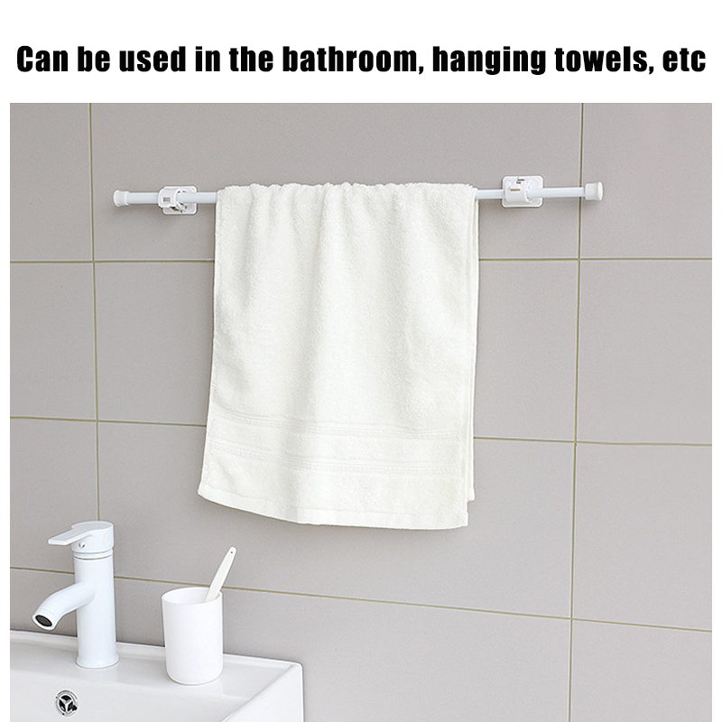 Extendable Adjustable Punch-free Multifunction Shower Curtain Wall ...