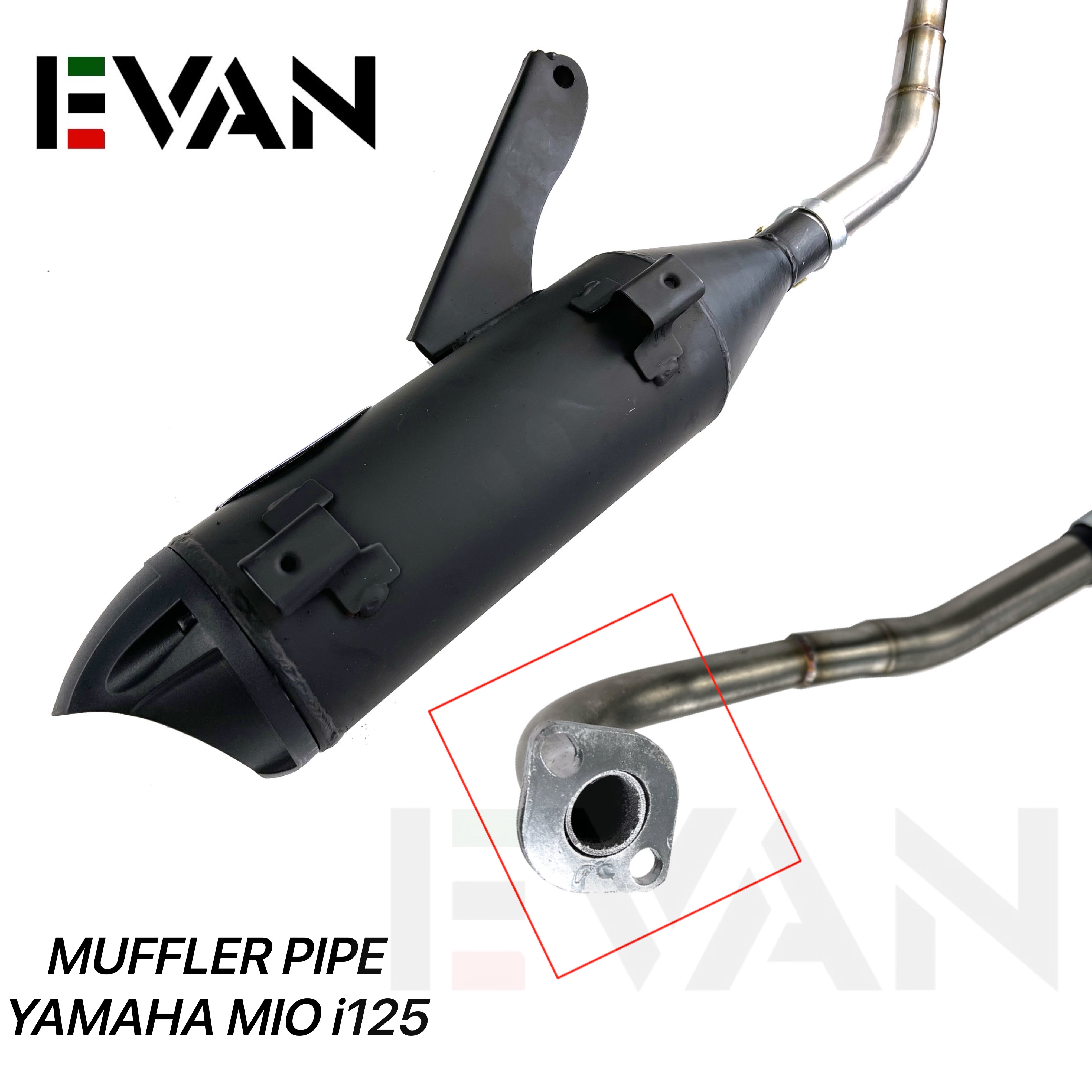 Yamaha MIO i 125 V4 Muffler Pipe Made in Thailand mio i125 | Shopee ...