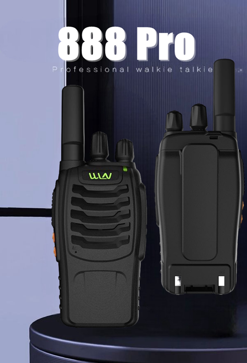 Wln 888pro 5w Uhf 400-470Mhz Two Way Walkie Talkie Radio | Shopee Philippines
