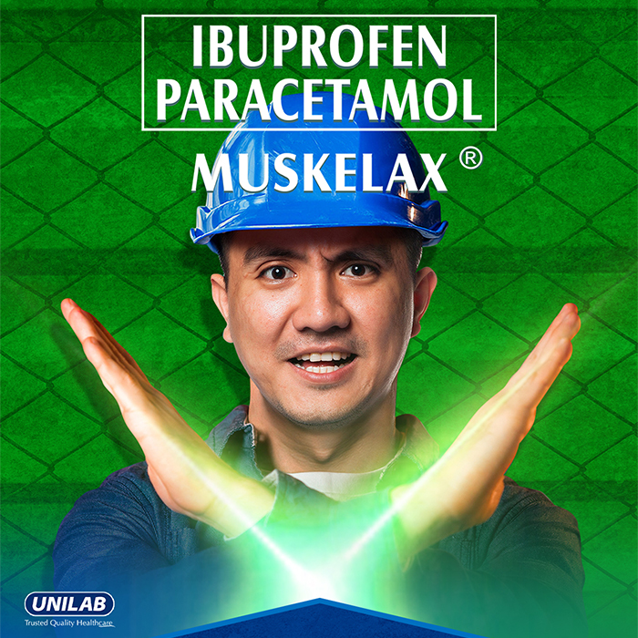 United Home Unilab Muskelax 40 Tablets Ibuprofen + Paracetamol | Shopee ...