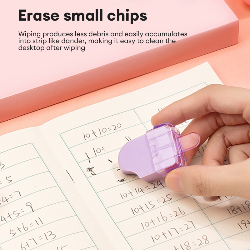 Deli 71122 Eraser For Kids School Supplies (Random color) (1Block ...