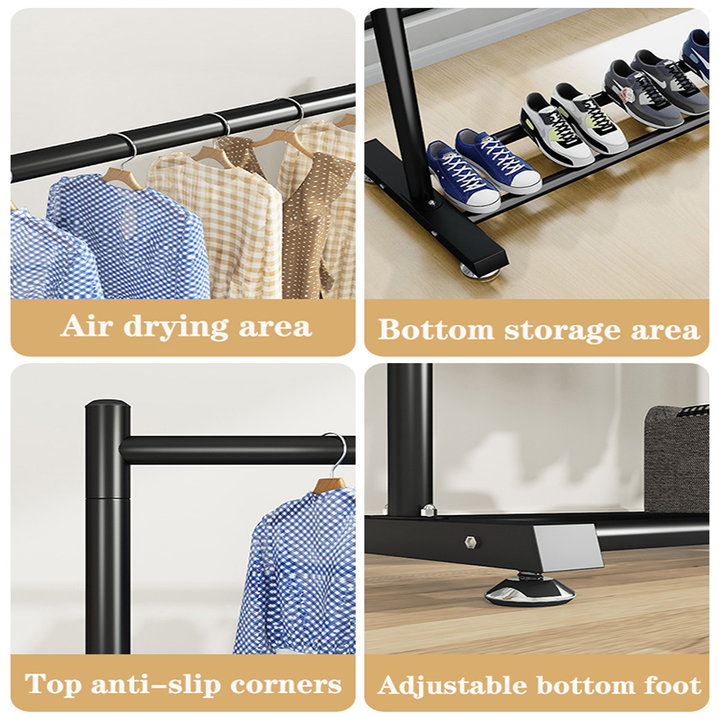 2 Layer Clothes Rack Clothing Rack Sampayan Stainless Drying Rack ...